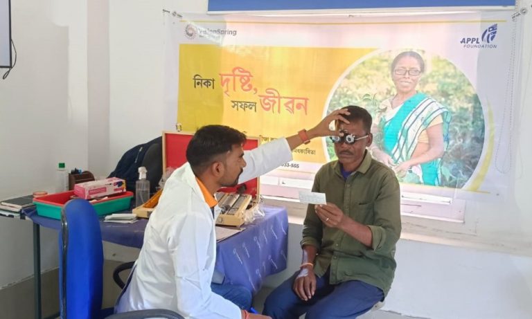 Eye camp by Vision Spring at Hathikuli Tea Estate – APPL Foundation